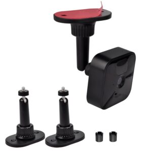 2 pack strong adhesive wall mount for all-new blink outdoor 4 (4th gen) & (3rd gen), blink xt / xt2, blink mini,2 ways installation stick on or screws,no drilling(camera not included)