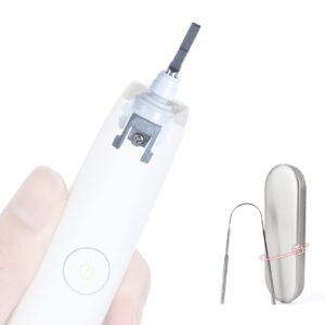 electric toothbrush link rod part replacement compatible with philips sonicare toothbrush hx6920 hx9340 hx6730 hx6340 hx6530 hx9352 hx9382, metal shaft repair part with tongue scraper cleaner