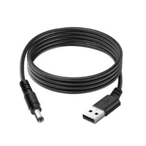 premier adapter premieradapter 5.5mm * 2.1mm usb 2a 90cm black charger power cable lead 5v 4.5v