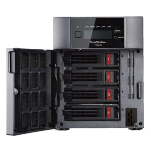 BUFFALO TeraStation 5420DN Desktop NAS 32TB (4x8TB) with HDD NAS Hard Drives Included 10GbE / 4 Bay/RAID/iSCSI/NAS/Storage Server/NAS Server/NAS Storage/Network Storage/File Server