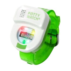 Potty Time: Purple Watch & Sticker Set | Water Resistant, Toilet Training Aid, Warranty Included. (Automatic Timers Plays Music & Flashing Lights for Fun Reminders), Green & Savanna Sticker Chart Kit