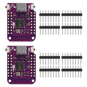 diann 2pcs esp32 s2 mini v1.0.0 wifi iot board based esp32-s2fn4r2 esp32-s2 4mb flash 2mb psram micropython type-c usb