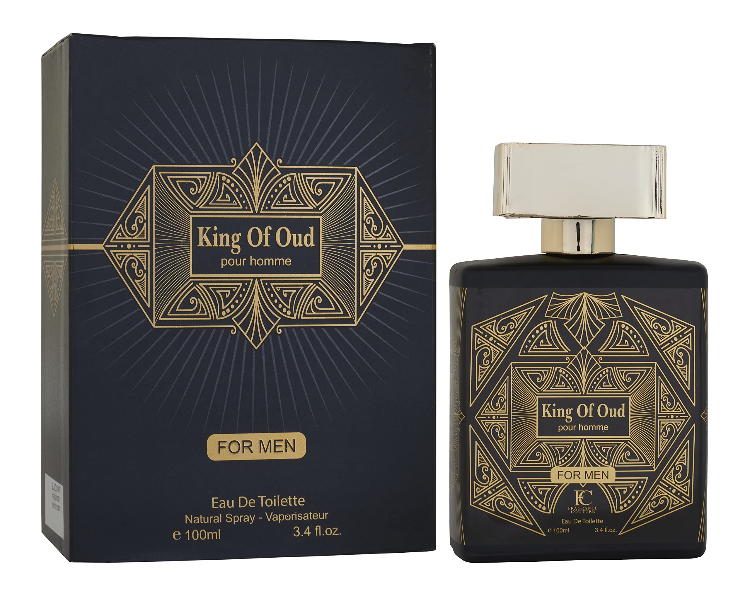 Fragrance Couture KING OF OUD MEN 3.4 Oz Men's Cologne