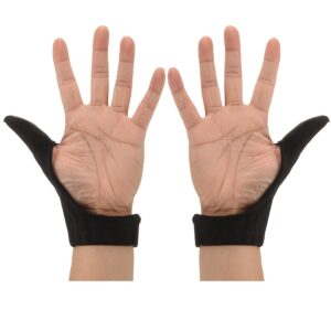 otuuz adult thumb guard habit thumb sucking thumb cover thumb glove to help stop skin picking thumb sucking and hair pulling(black)