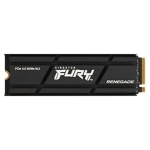 kingston fury renegade 2tb pcie gen 4.0 nvme m.2 internal gaming ssd with heat sink | ps5 ready | up to 7300mb/s | sfyrdk/2000g