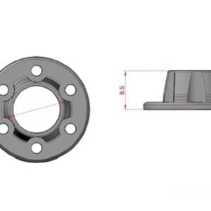 SSD RC Chrome Wheel Center Caps (2)