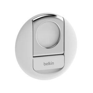 Belkin iPhone MagSafe Camera Mount for MacBook, iPhone Continuity Camera Mount, Turn iPhone to Webcam, Compatible with MacBook Pro, Air, iPhone 15, iPhone 14, iPhone 13, iPhone 12 - White