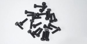 ssd rc m2.5 x 8mm cap head screws black (24)