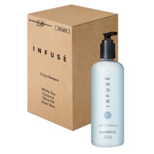 terra pure infuse white tea and coconut shampoo | 400 ml single