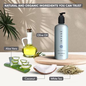 Terra Pure Infuse White Tea and Coconut Shampoo | 400 ml SINGLE