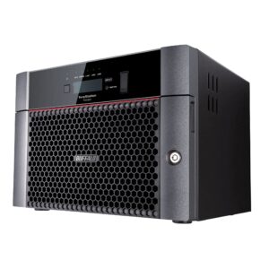 buffalo terastation 5820dn desktop nas 32tb (4x8tb) with hdd nas hard drives included 10gbe / 8 bay/raid/iscsi/nas/storage server/nas server/nas storage/network storage/file server