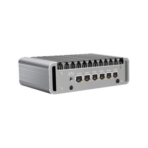 hunsn micro firewall appliance, mini pc, vpn, router pc, intel j6413, rj14, aes-ni, 6 x intel 2.5gbe i226-v lan, console, hdmi, gpio, sim slot, barebone, no ram, no storage, no system