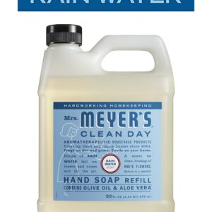 MRS. MEYER'S CLEAN DAY Liquid Hand Soap Refill Scent, Rainwater (Pack of 2)