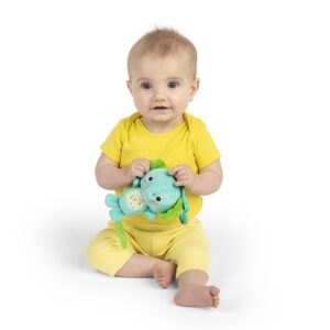 Bright Starts Tug Tunes On-The-Go Toy for Stroller and Carriers - Elephant - Unisex, Newborn +