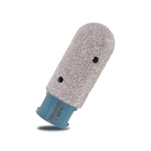 minlaycut diamond finger milling bit - 1" 25mm tile hole grinder bit for enlarging and shaping or round bevel existing holes in porcelain hard ceramic granite and marble