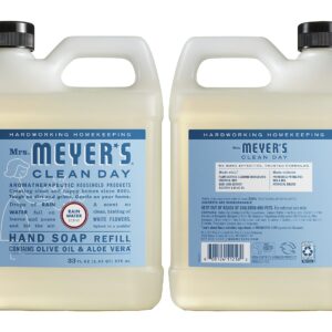 MRS. MEYER'S CLEAN DAY Liquid Hand Soap Refill Scent, Rainwater (Pack of 2)