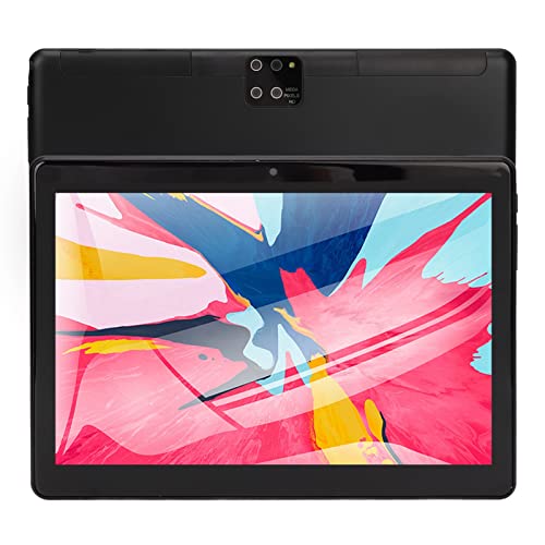 LBEC 10.1 Inch Tablet, Black 6GB 128GB 100240V Front 8MP Rear 16MP Tablet PC for 10.0 for Reading (US Plug)