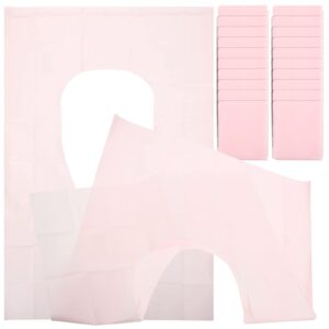 gleavi disposable toilet seats covers: 50pcs portable thick wc pad toilet mat for baby pregnant mom kids potty training airplane road trips camping public restrooms pink