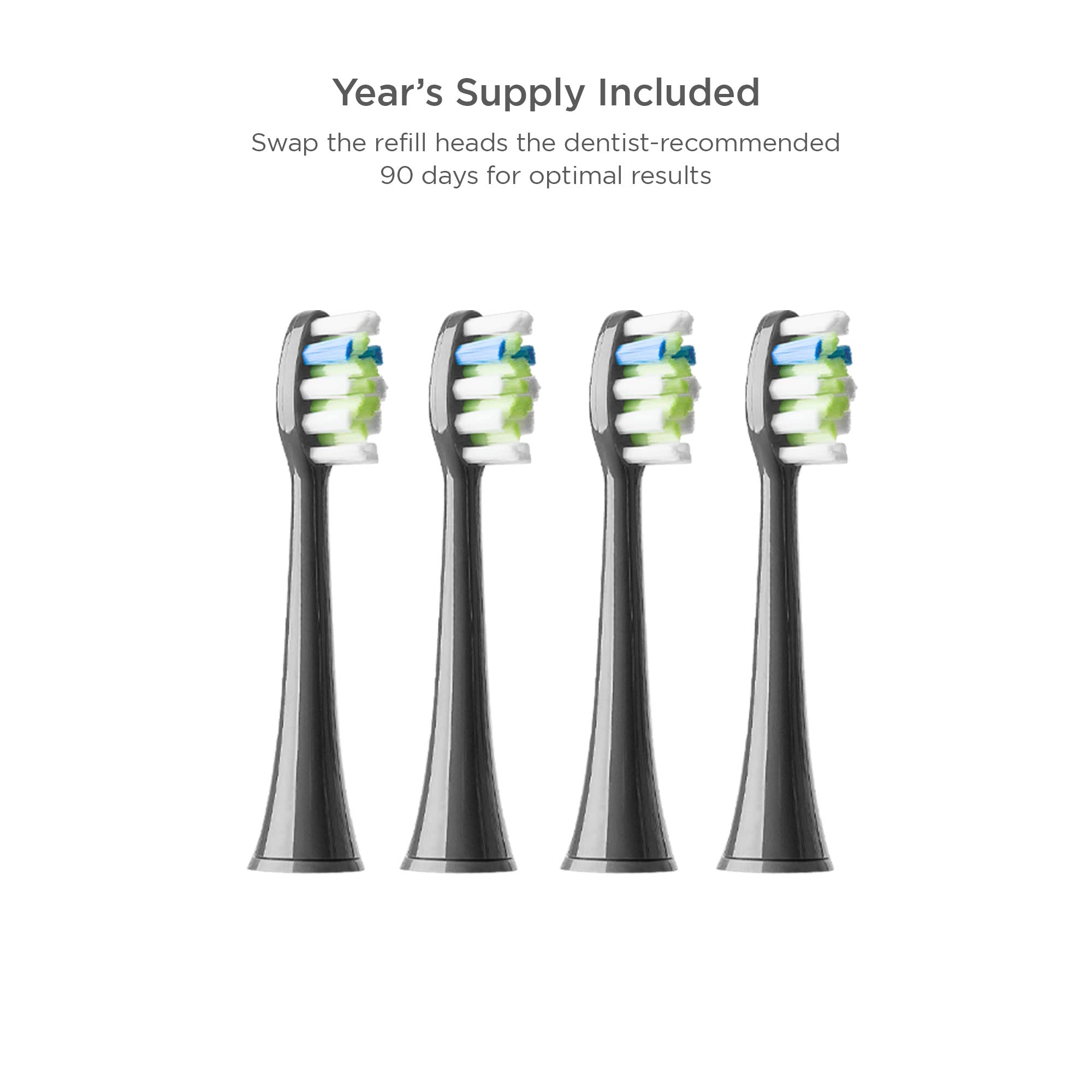 Soniclean Pro Ultra Sonic Toothbrush for Adults with 4 Toothbrush Heads, Rechargeable Toothbrush, Automatic Toothbrush, Sonic Toothbrush with Refills