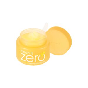 BANILA CO Clean it Zero Mandarin-C Cleansing Balm Brightening - Refreshing Makeup Remover with Vitamin C & Citrus Extracts, Korean Skincare for Glowing Complexion,Made to Brighten Dull Skin Types - 100ml/3.38 fl oz