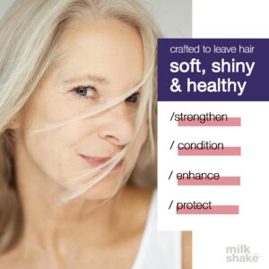 milk_shake Silver Shine Purple Conditioner for Blonde Hair - Blonde Toner for Brassy Hair, 1.7 Fl Oz