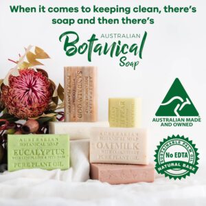 Australian Botanical Soap, Pure Plant Oil Soaps, 8 Bar Soap Variety Pack | 6.6 oz (187g) Natural Soap Base | All Skin Types | Women & Men | Shea Butter Enriched Bar Soap - Pack of 8