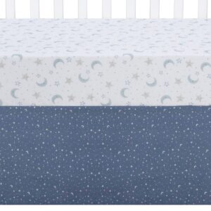 Trend Lab Celestial Space 3 Piece Crib Bedding Set, Includes Nursery Quilt, Fitted Crib Sheet and Crib Skirt 103728