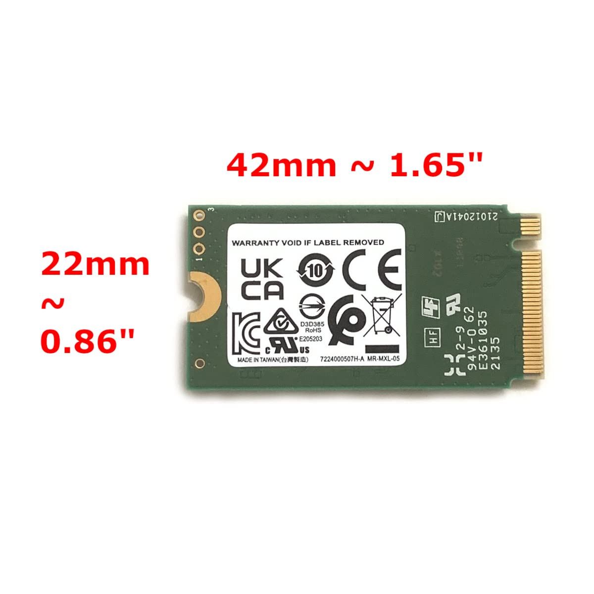 SSSTC SSD 512GB M.2 2242 42mm NVMe PCIe 4.0 CL4-4D512-Q79 Solid State Drive SED Opal Encryption for Lenovo Dell HP Laptop Ultrabook