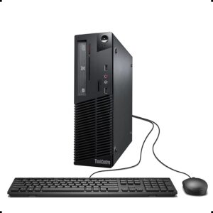 lenovo thinkcentre m73p small desktop computer (sff) | quad core intel i5 (3.20ghz) | 8gb ddr3 ram | 500gb hdd hard disk drive | windows 10 pro | home or office pc (renewed)