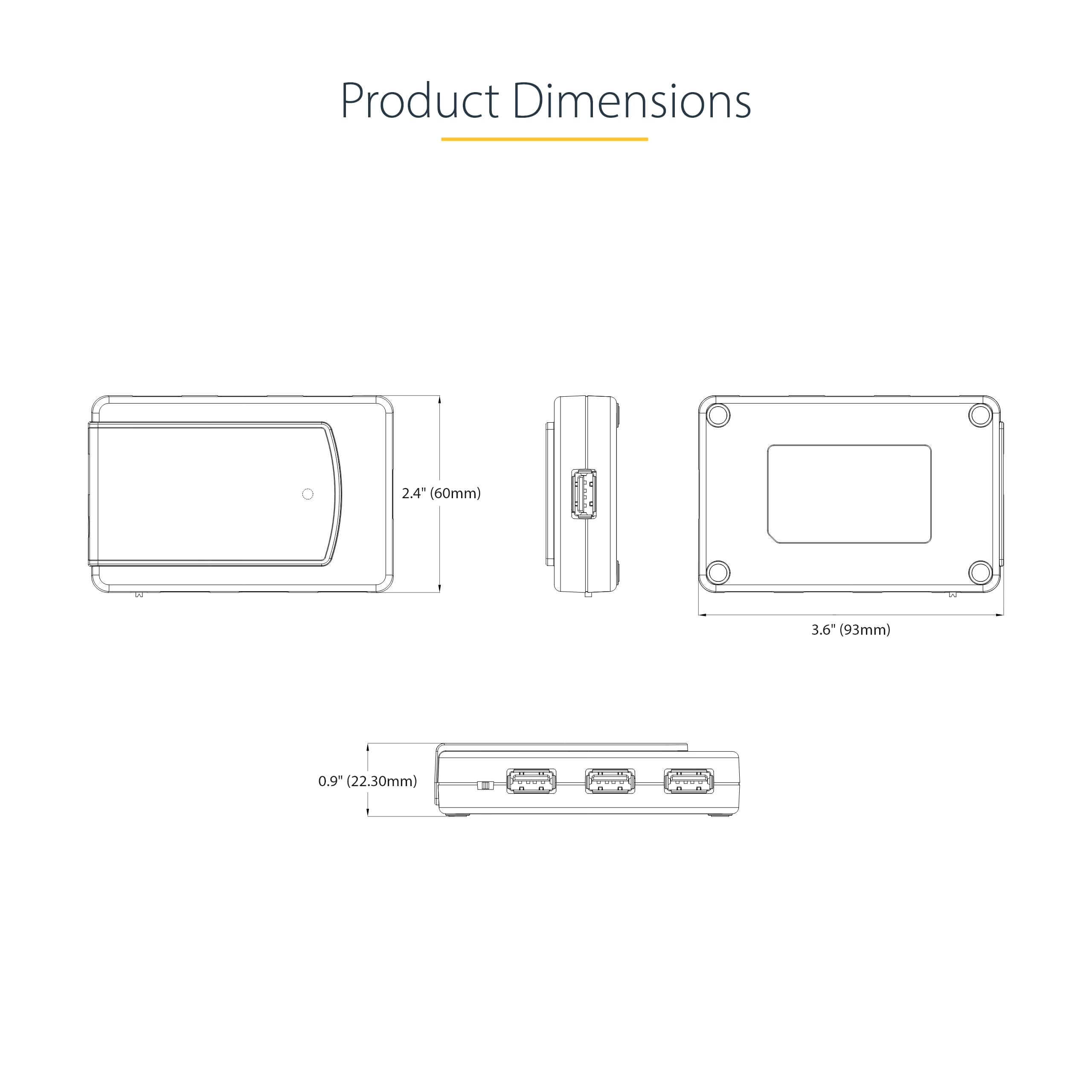 StarTech.com 7-Port USB Hub with On/Off Switch - USB 3.0 5Gbps - USB-A to 7X USB-A - Compact Self Powered USB-A Hub w/ 35W Power Supply - Desktop/Laptop USB Hub - USB Expansion Hub (5G7AS-USB-A-HUB)