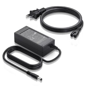 soulbay 12v power cord for sceptre monitor, dc in 12v 5a ac adapter for sceptre 19" 20" 22" 24" 25" 27" 30" 32" series lcd led monitor tv ad48acm120400 charger replacement power supply, ul listed