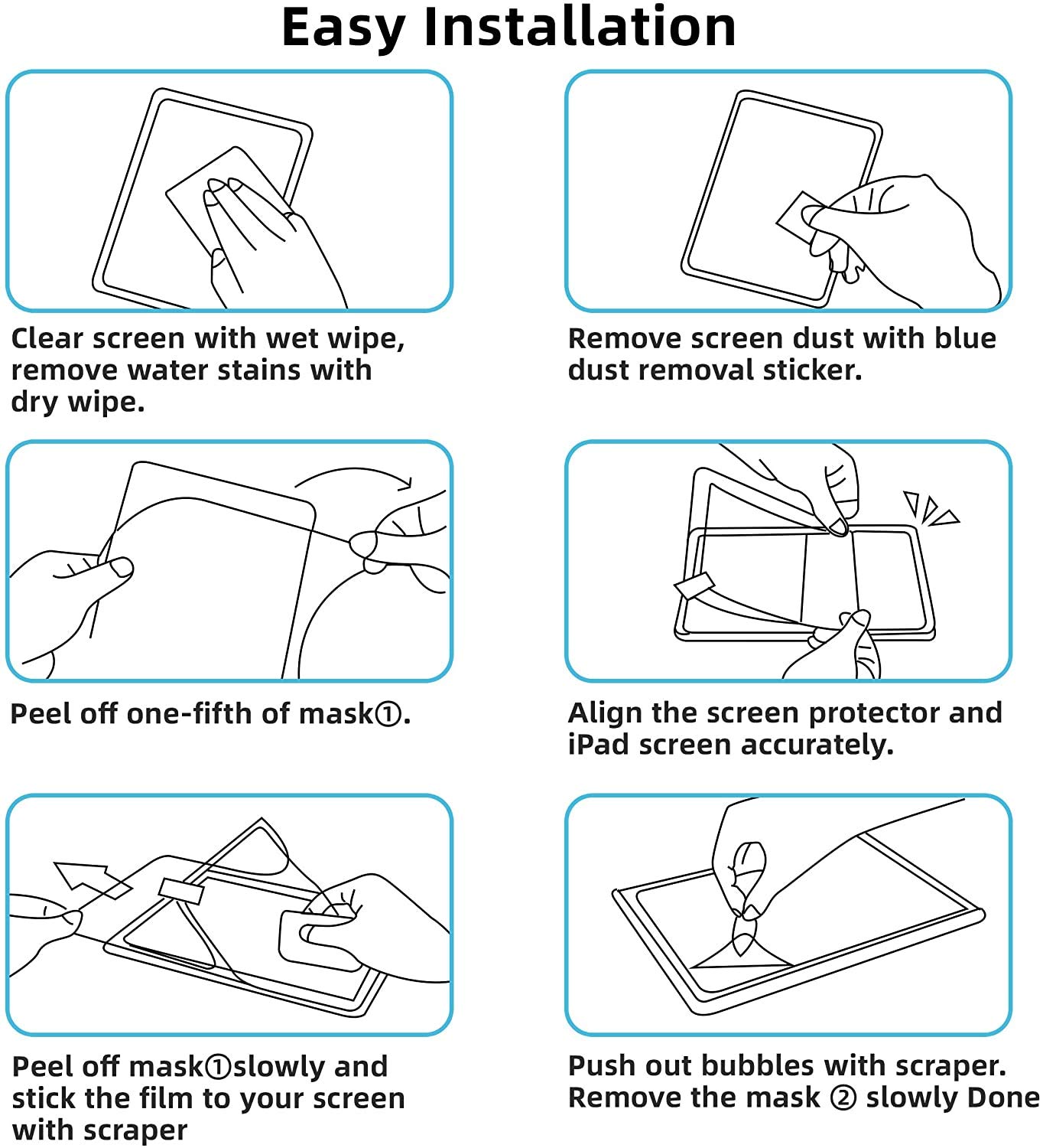 Tukellen Paper Screen Protector for iPad 10th 10.9 inch (2022) Drawing Writing Feels Like On Paper,Anti Glare Scratch Resistant Matte Film Compatible with Apple Pencil(2 Pack)