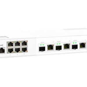 QNAP 10-Port 10GbE Layer 2 Managed Switch with 4 x 10GbE SFP+/RJ45 Combo and 6 x 2.5GbE RJ45 Ports (QSW-M2106-4C-US)