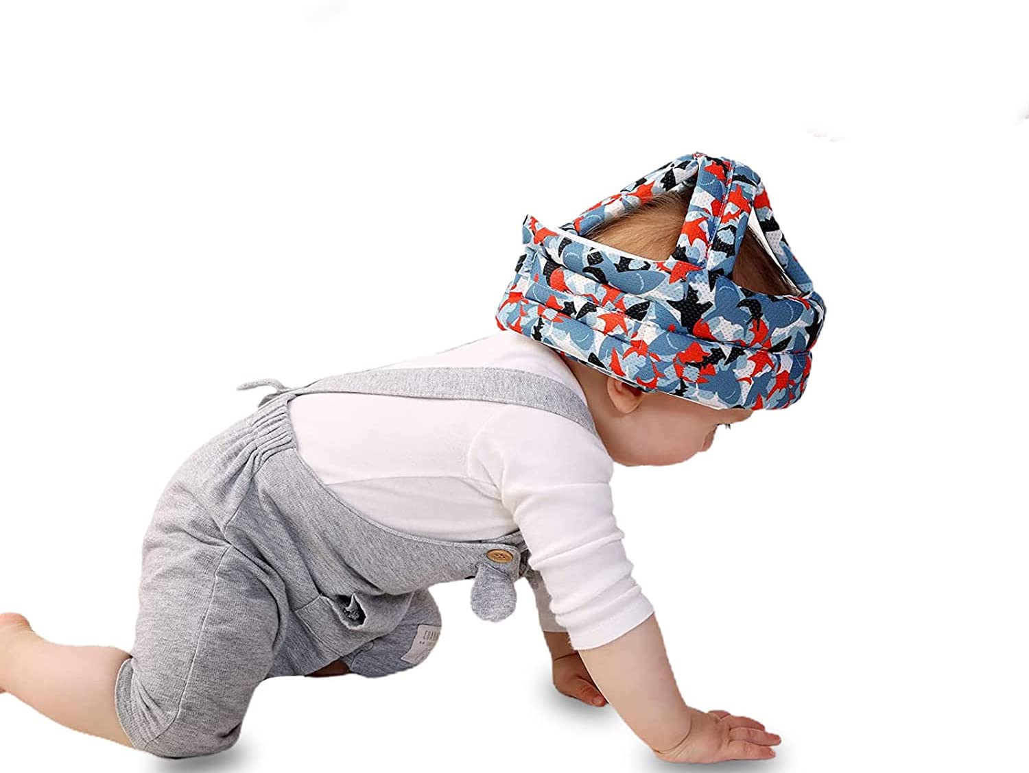 Baby Safety Support Helmet Toddler Adjustable Head Protector Hat Infant Breathable Bumper Headguard Cap for 6 Month to 8 Year