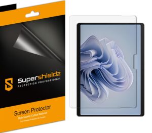 supershieldz (3 pack) designed for microsoft surface pro 11 (11th edition) / surface pro 10 / surface pro 9 (13 inch) screen protector, high definition clear shield (pet)