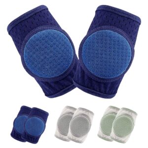 cb baby knee pads for crawling, crawling knee pads for babies,adjustable anti slip breathable for crawling toddling（3 pairs）