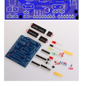 DIKAVS Attiny13A /84/85/ ATMEGA328P ATMEGA8 Programming Shield Soldering Kit for ardino Uno R3 Shield (for UNO)