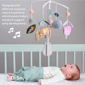 Taf Toys Baby Crib Mobile with Music and Lights - Musical Crib Toy with Non-Repeating Classical Melodies, Stimulates Baby's Senses and Emotional Intelligence, Ideal for Boys and Girls Nursery Decor