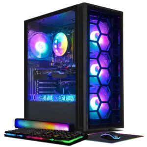 stgaubron gaming pc desktop, geforce rtx 2060 6g gddr6, intel core i7 3.4 ghz up to 3.9 ghz, 16g ram, 512g ssd, wifi, bt 5.0, rgb fan x6, rgb mouse pad, rgb bt sound bar, windows 10 home