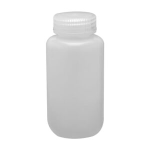 eisco reagent bottle, 500ml - wide mouth with screw cap - hdpe labs