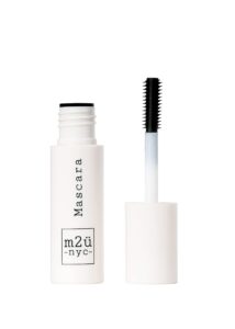 m2u nyc voluminous mascara, tubing mascara, voluptuous volume, intense length, feathery soft full lashes, lengthening, no flaking, no smudging, no clumping, water resistant, black (0.06 fl oz, black)