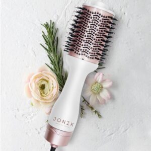 one-step professional hair dryer brush, volumizer, straightener and curler by jonik beauty and fashion!