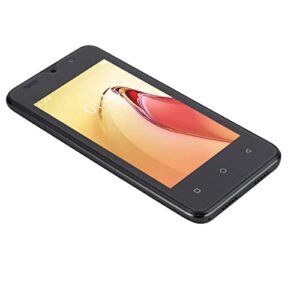 zerodis ultra slim smartphone, hd three card slots 5mp rear camera rom 32gb mtk6779 4.66in screen phone with data cable for daily use (black)