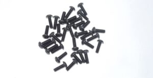 ssd rc m2.5 x 8mm button head screws black (32)