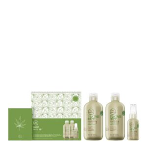 Tea Tree Hemp Holiday Gift Set, Multitasking Products, For All Hair + Skin Types