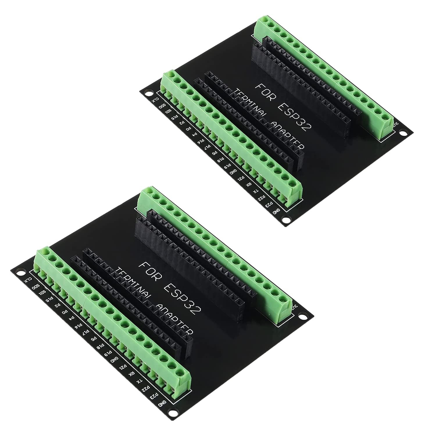 Adeept 2PCS ESP32 Breakout Board GPIO 1 into 2 Compatible with 38 Pins ESP32S ESP32 Development Board ESP-WROOM-32