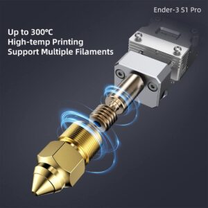 Creality Upgrade Spider Ceramic Hotend Kit, High Flow Speedy Ender 3 Hotend Up to 300℃ for Ender 3,Ender 3 V2,Ender 3Pro,Ender 5/5 Pro/Plus 3D Printer (Ender 3 S1 Pro)