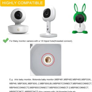 LeReve Low EMF 5" HD Baby Monitor with 2 Cameras, Auto Noise Reduction, Smart Baby Cry Detection, No WiFi, 20 Days Battery Life, 2-Way Talk, Lull + LeReve Twist Mount for LeReve LRX-5 & 52