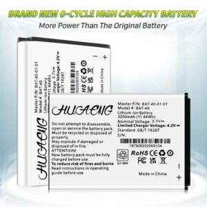 HUAENG BAT-40 Battery, (Upgraded) 3200mAh High Capacity Replacement Battery for AT&T IFWA-40 IFWA40 Mobile Hotspot Rechargeable Lithium-ion Battery