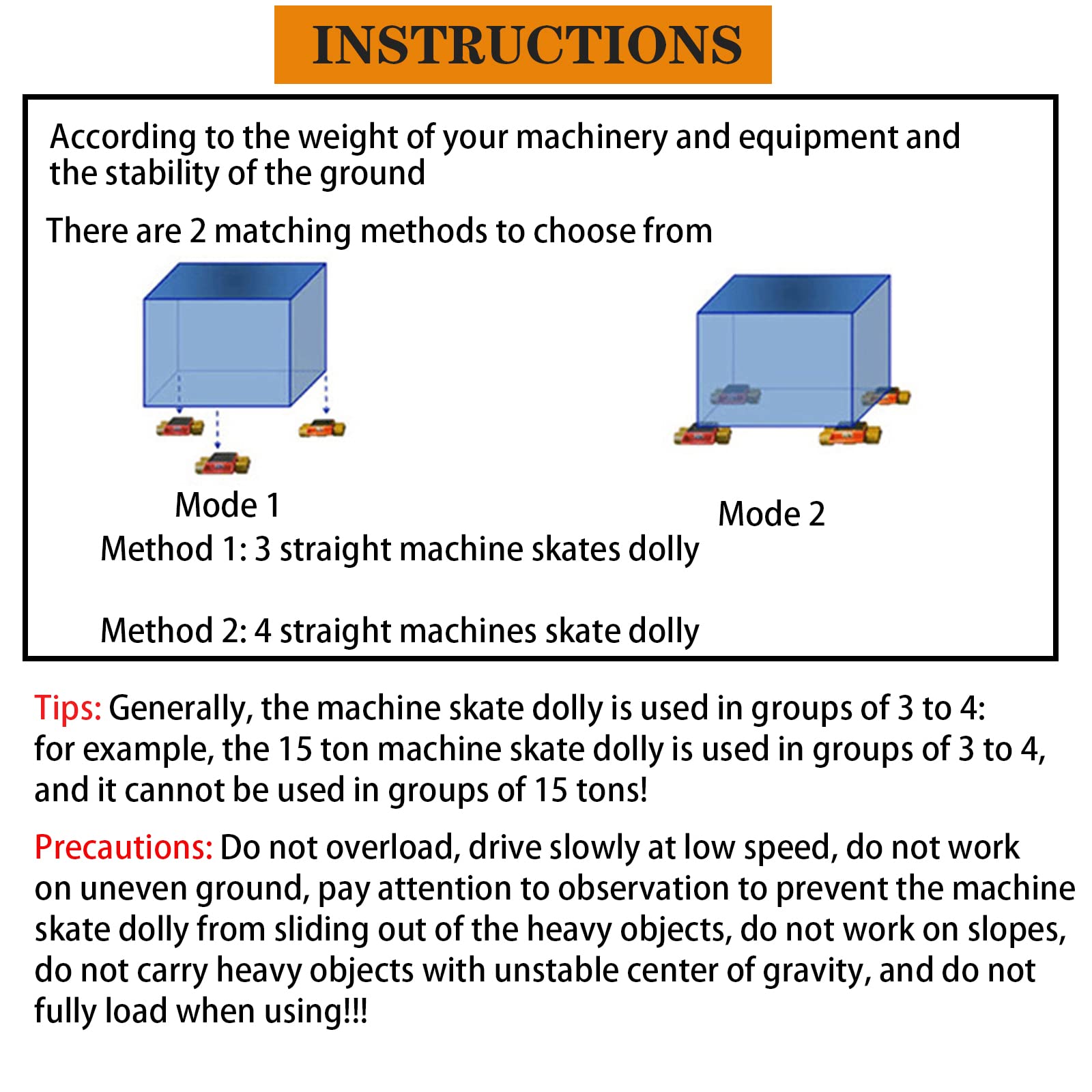 Machinery Mover, 15T Machinery Skate Dolly, 33000lbs Machinery Moving Skate, with 360° Rotation Cap and 9 Rollers, Heavy Duty Industrial Moving Equipment, Yellow, 1pc